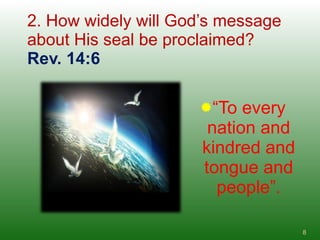 Lesson 10 Revelation Seminars Revelations Seal Of God | PPT