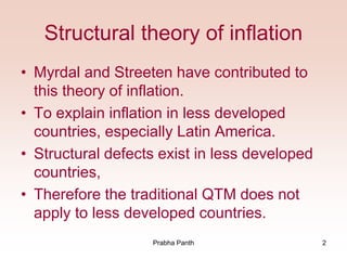 Structuralist theory of inflation | PPSX