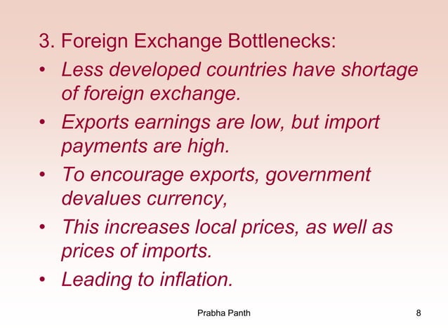Structuralist theory of inflation | PPSX | Agriculture | Industries