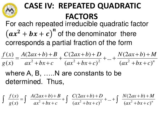 Lesson 10 techniques of integration