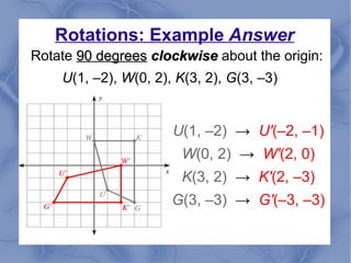 Lesson10 transformational geometry | PDF