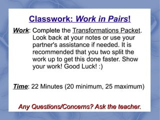 Lesson10 transformational geometry | PDF