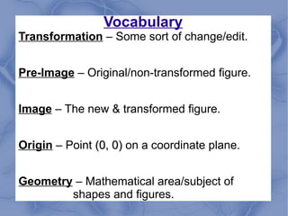 Lesson10 transformational geometry | PDF