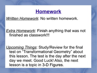 Lesson10 transformational geometry | PDF