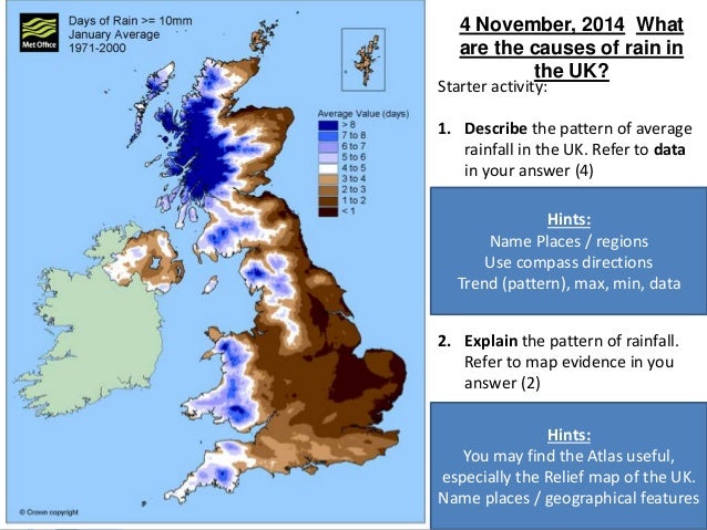 Lesson 10 what are the causes of rain in the uk