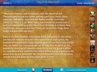 LESSON 11 "PROMISE TO THE PERSECUTED" | PPTX