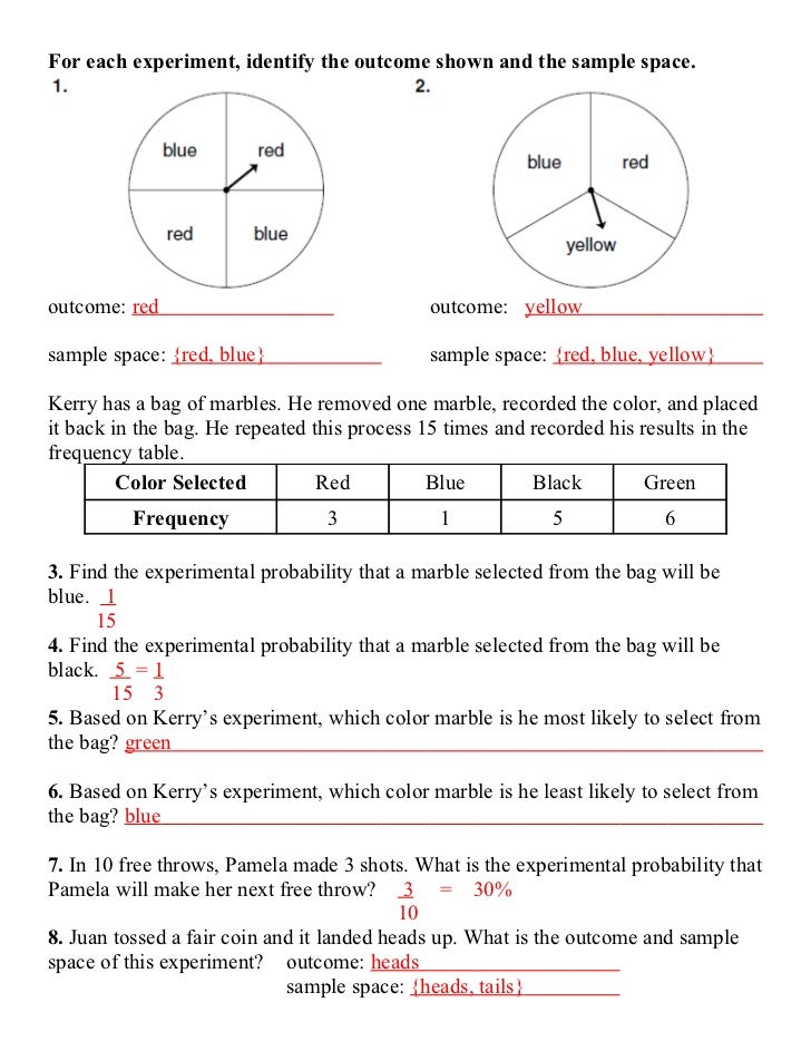 Lesson 11 2 experimental probability