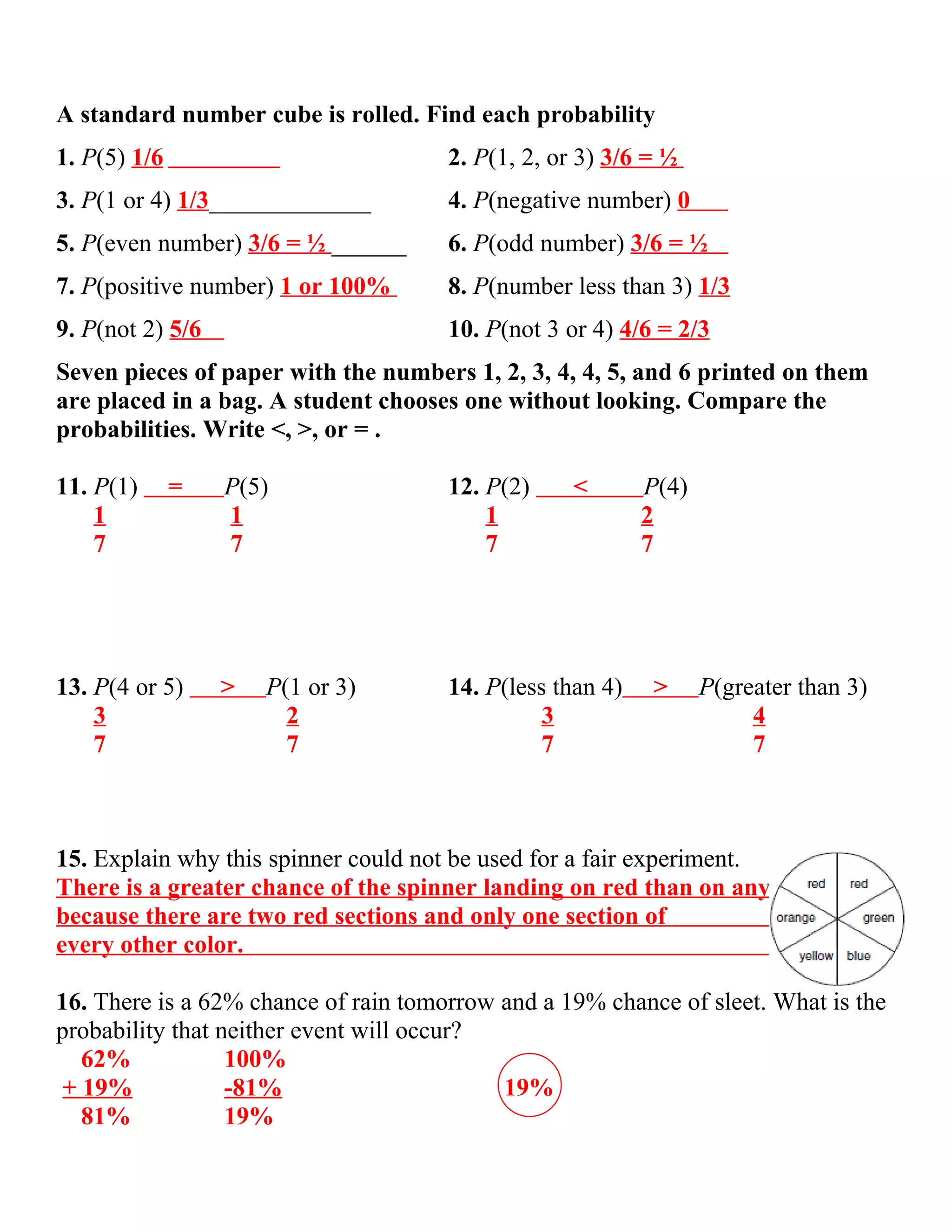 Lesson 11 3 theoretical probability | PPT