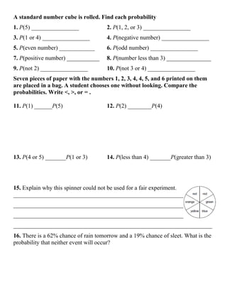 Lesson 11 3 theoretical probability | PPT