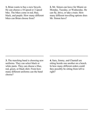 Lesson 11 4 tree diagrams | DOC