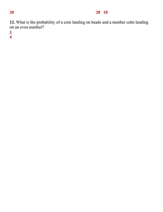 Lesson 11 5 compound events | PDF