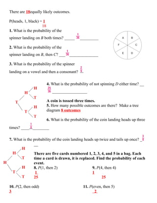 Lesson 11 5 compound events | DOC