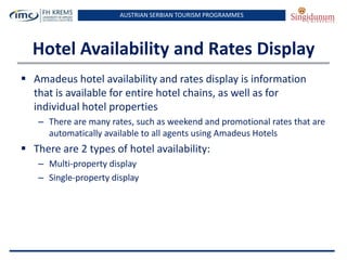 Lesson 11 Amadeus Hotels | PPTX
