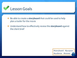 Lesson 11 create a storyboard | PPT