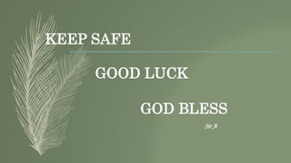 Lesson 11 definitation of terms in relation to stocks | PPTX