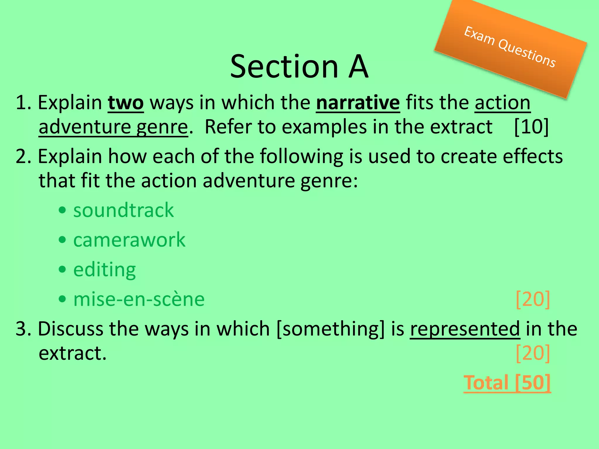 Lesson 11 - Action Adventure ethnicity and buddy movies | PPTX