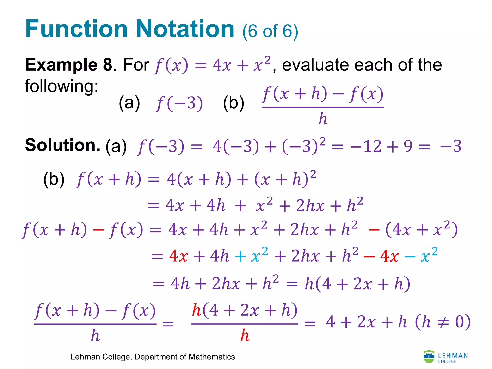 Lesson 11 Functions And Function Notation Pptx Physics Science 4974