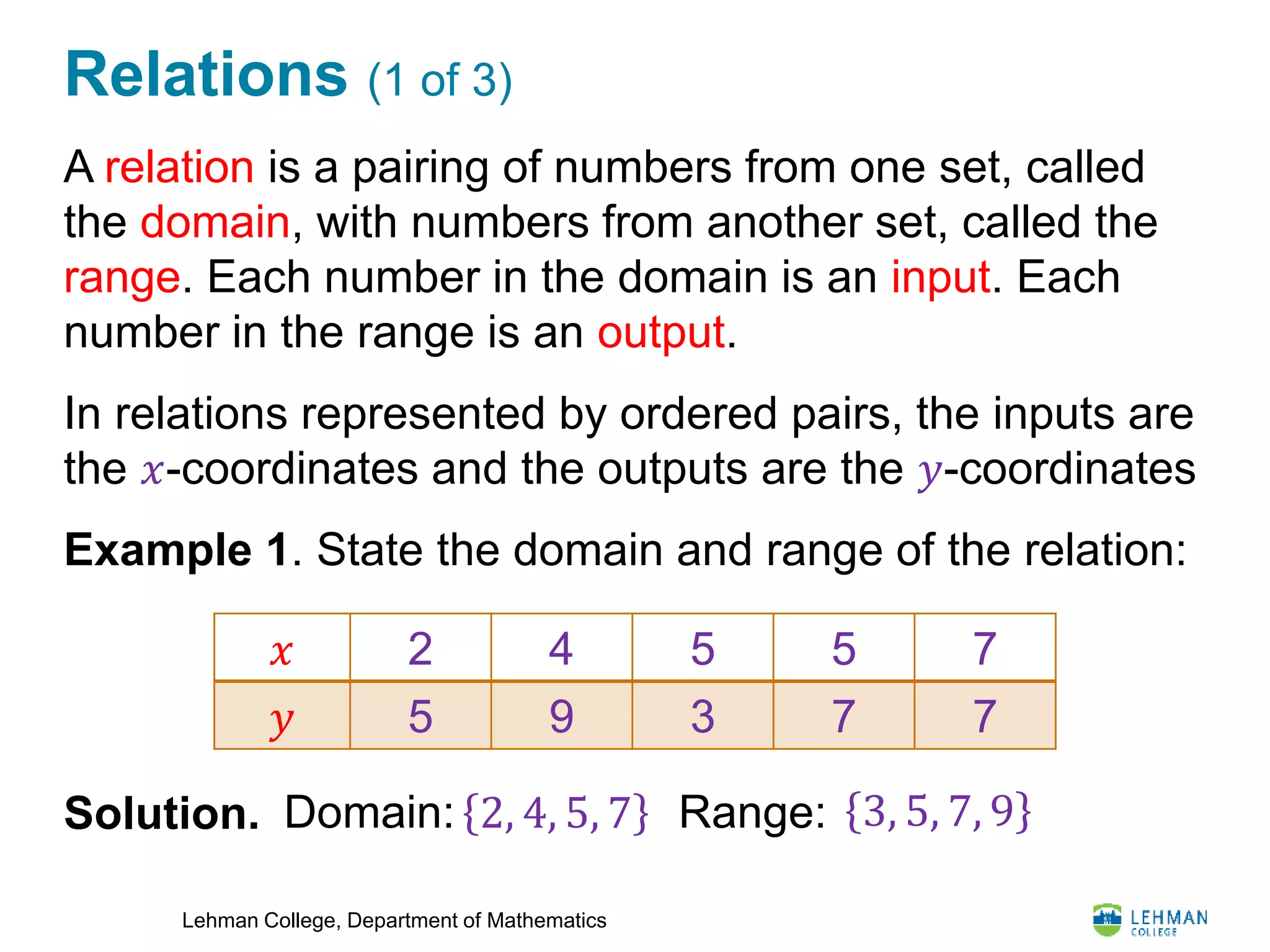 Lesson 11 Functions And Function Notation Pptx Physics Science