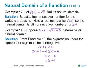 Lesson 11: Functions and Function Notation | PPTX