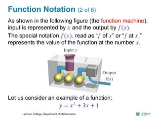 Lesson 11: Functions and Function Notation | PPTX