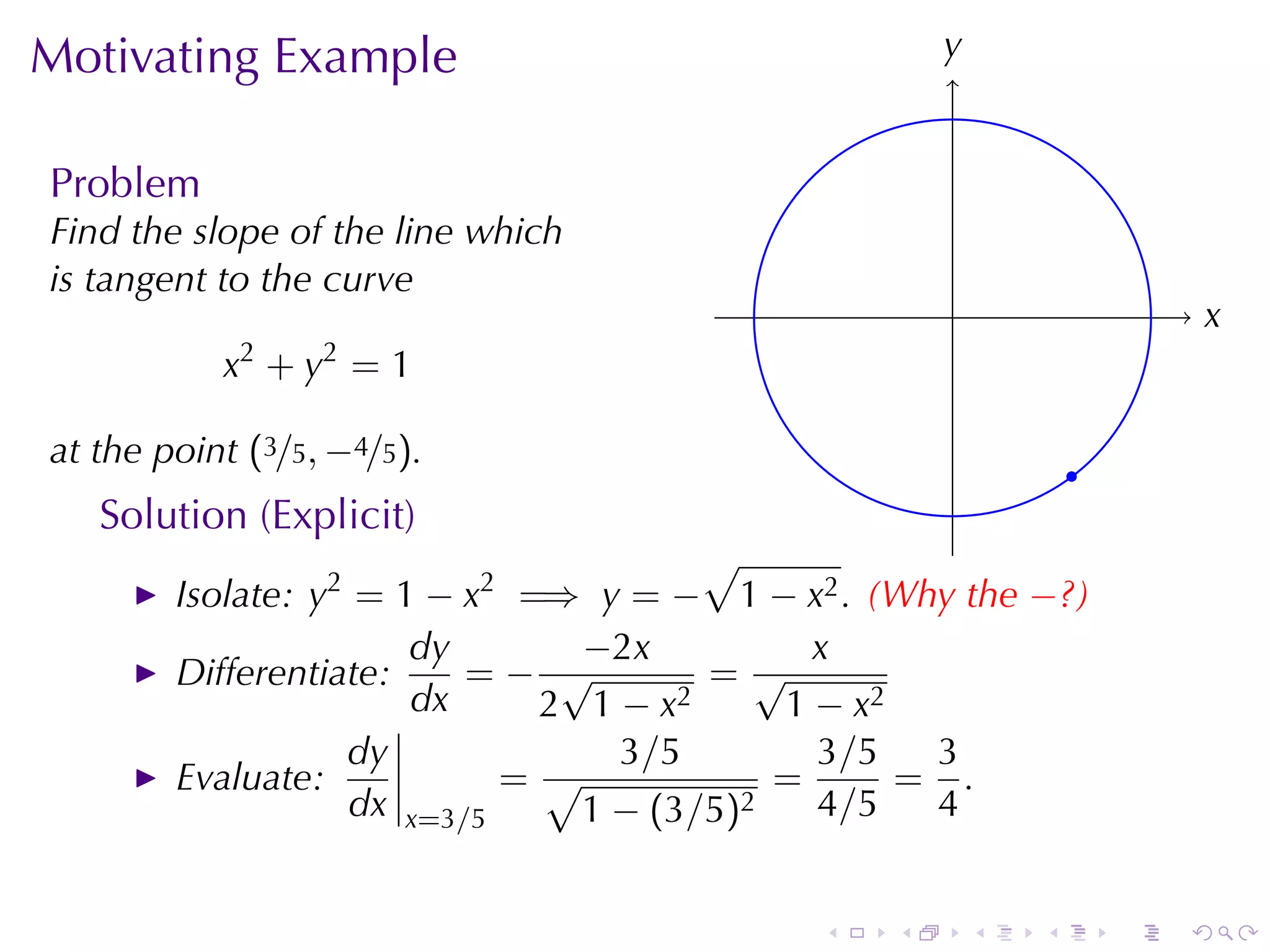 Lesson 11: Implicit Differentiation | PDF