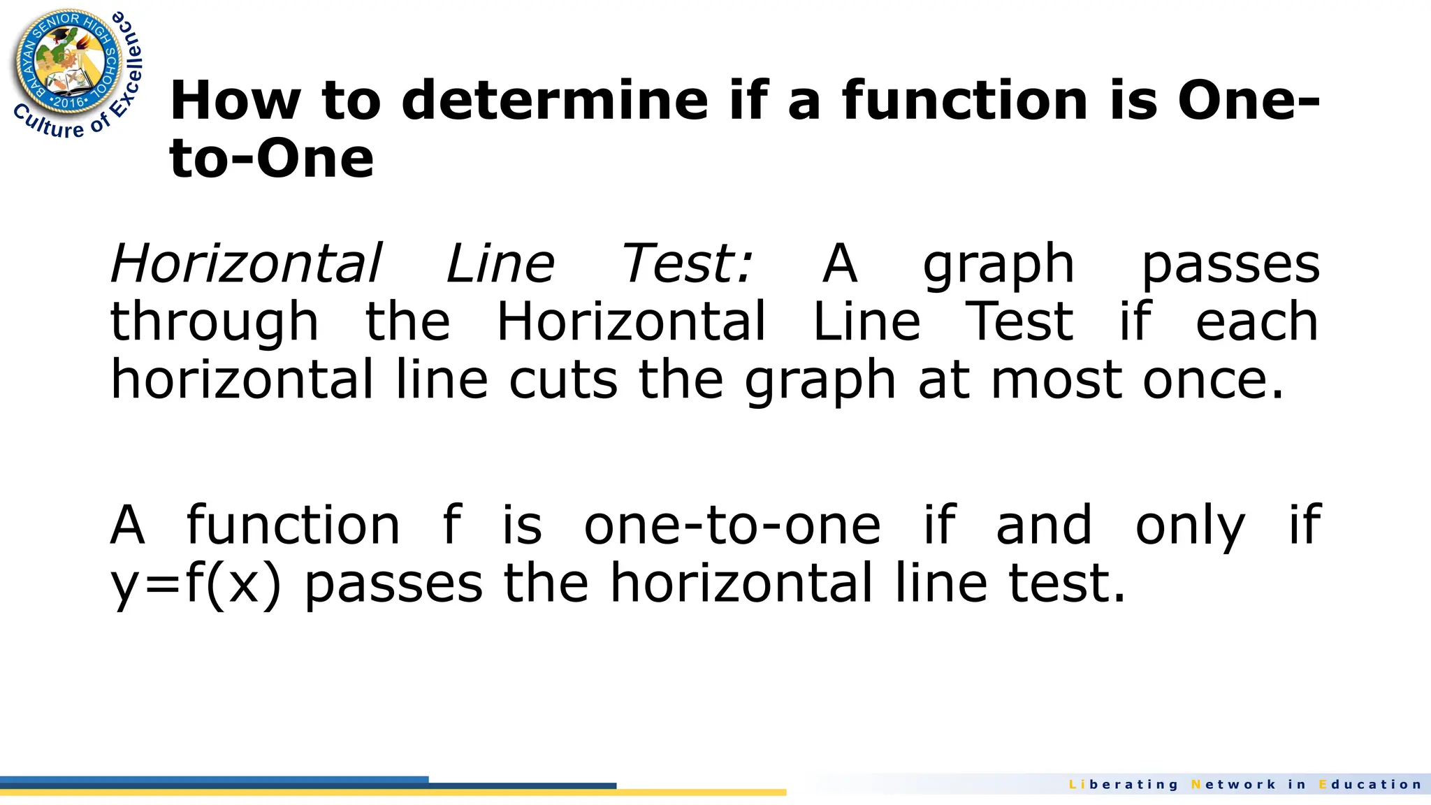 Lesson 11 - Inverse of One to one Function.pptx