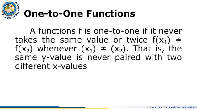 Lesson 11 - Inverse of One to one Function.pptx