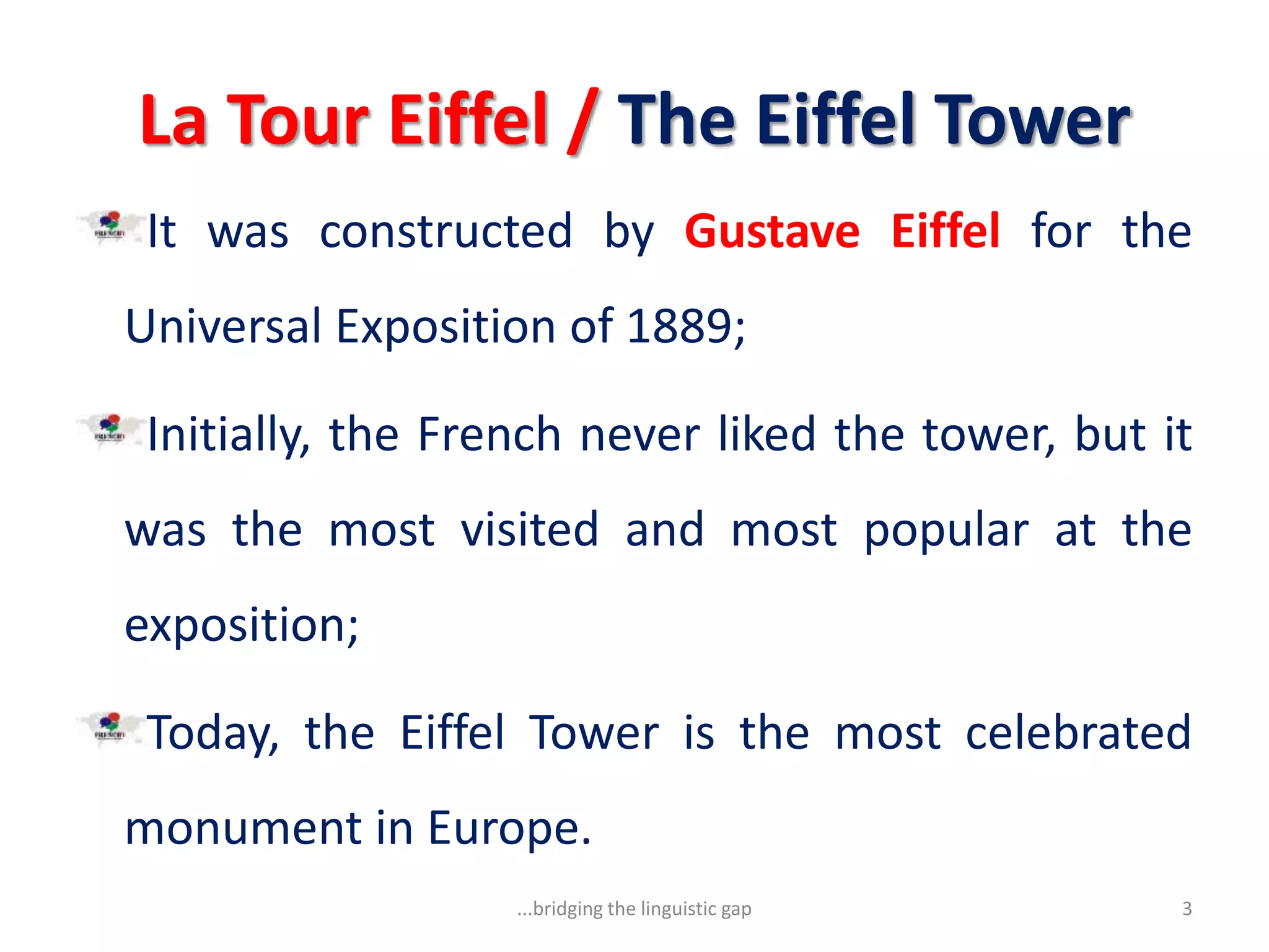 Famous Monuments In France | PPTX