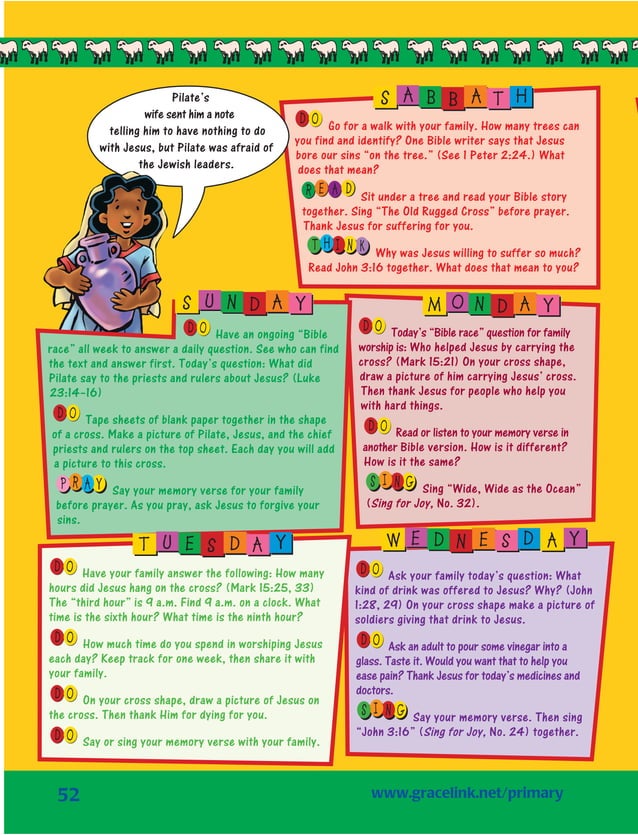 Lesson 11 | Primary | Sabbath School | PDF | Christianity | Religion ...