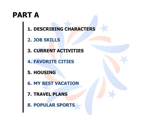 Lesson 11 review speaking frame 1 | PPT