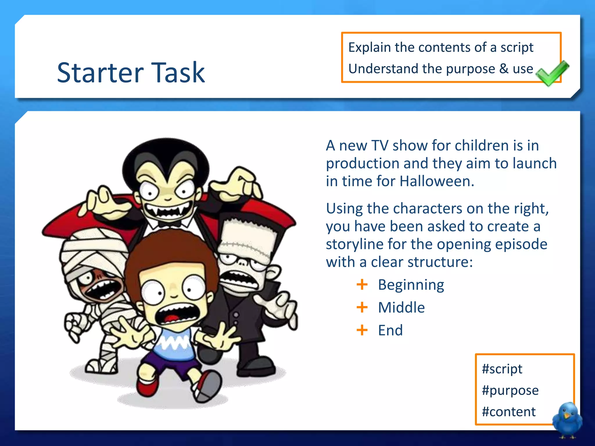 LO1 - Lesson 11 - Script | PPT