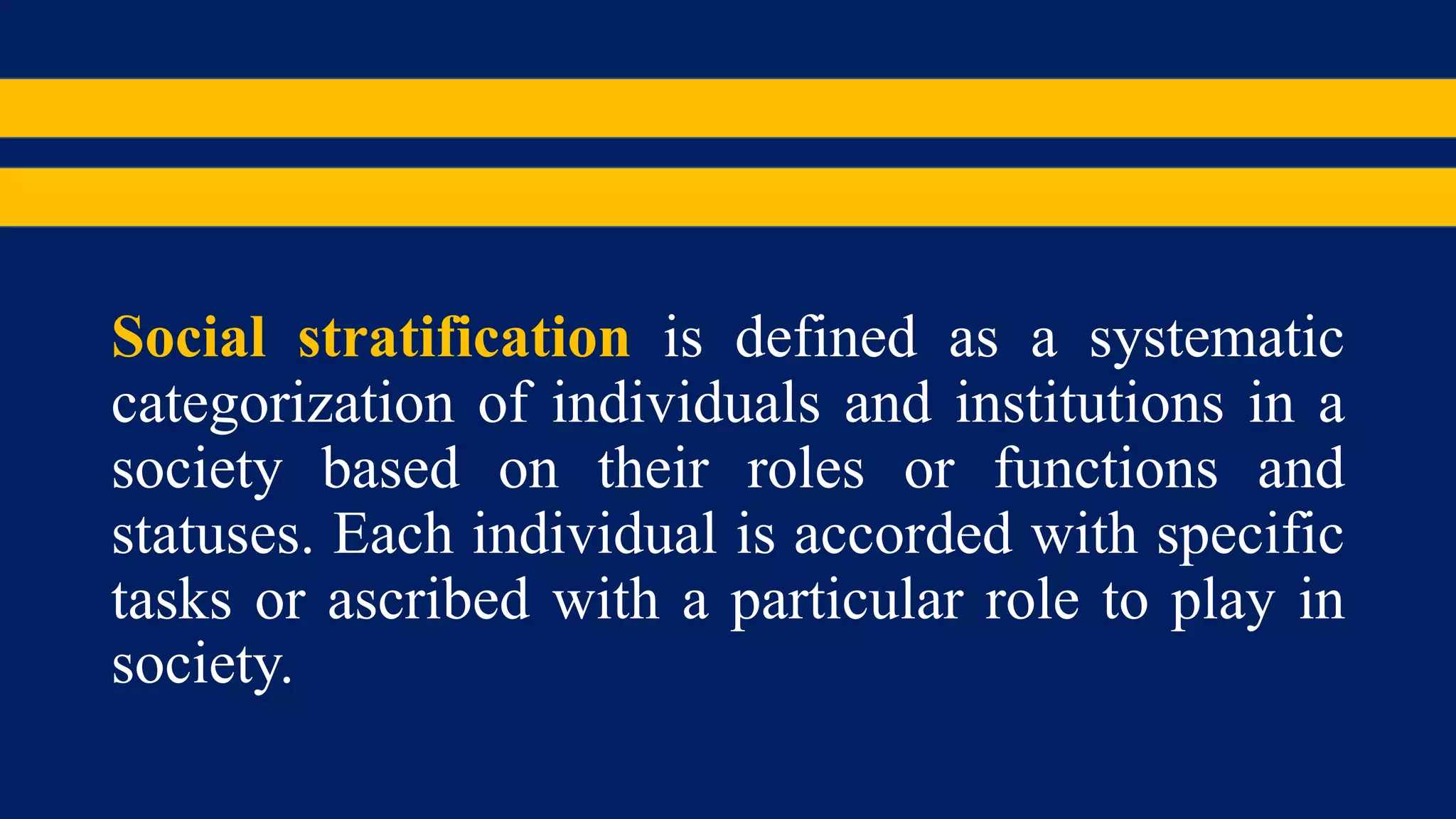 Lesson 11 - Social Stratification.pptx