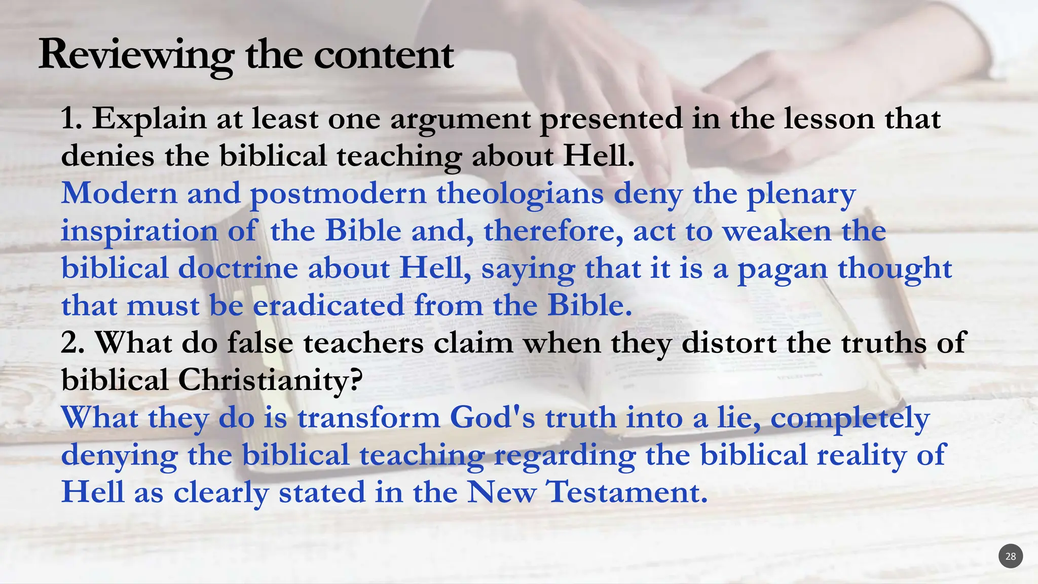 Lesson 11 - The Biblical Reality of Hell.pptx