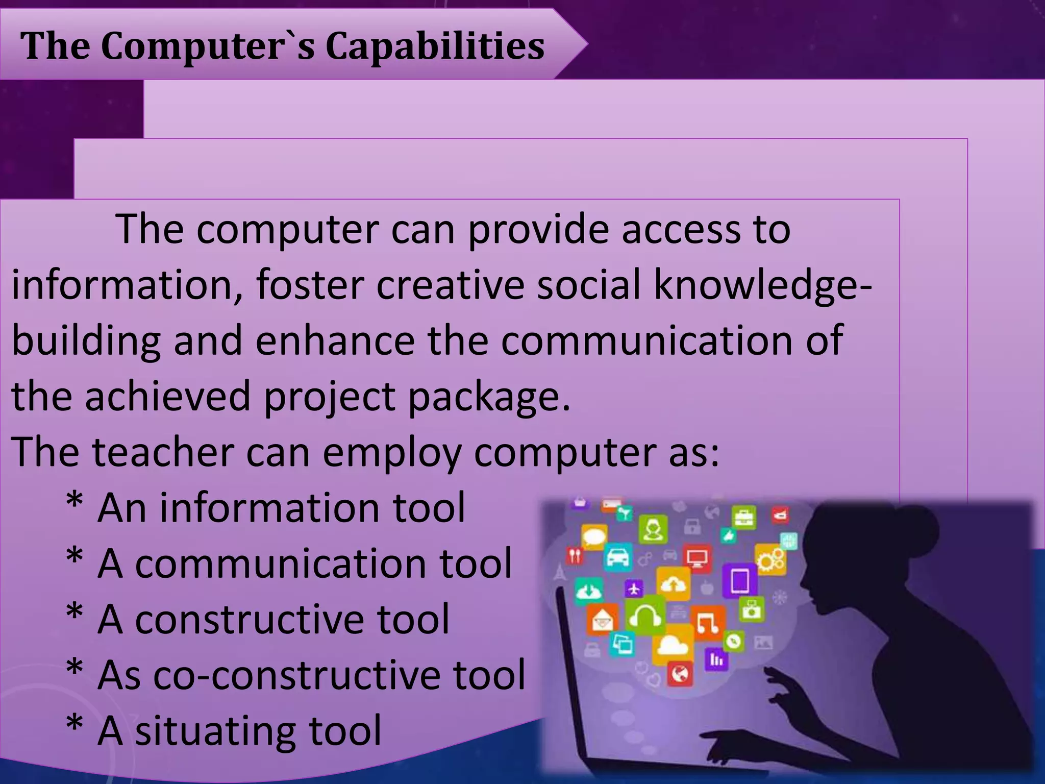 Lesson 11 The Computer as the Teacher`s Tool - Barrameda, Gñotob | PPT
