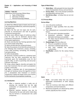 Lesson 11 – Applications and Processing of Metal Alloys.pdf