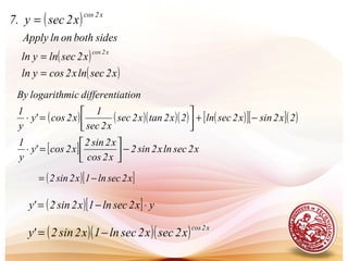 Lesson 11 derivative of trigonometric functions | PPT