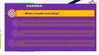 Lesson 11 Health and Safety in the Workplace | PPTX