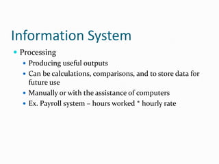 Introduction to Information System | PPTX