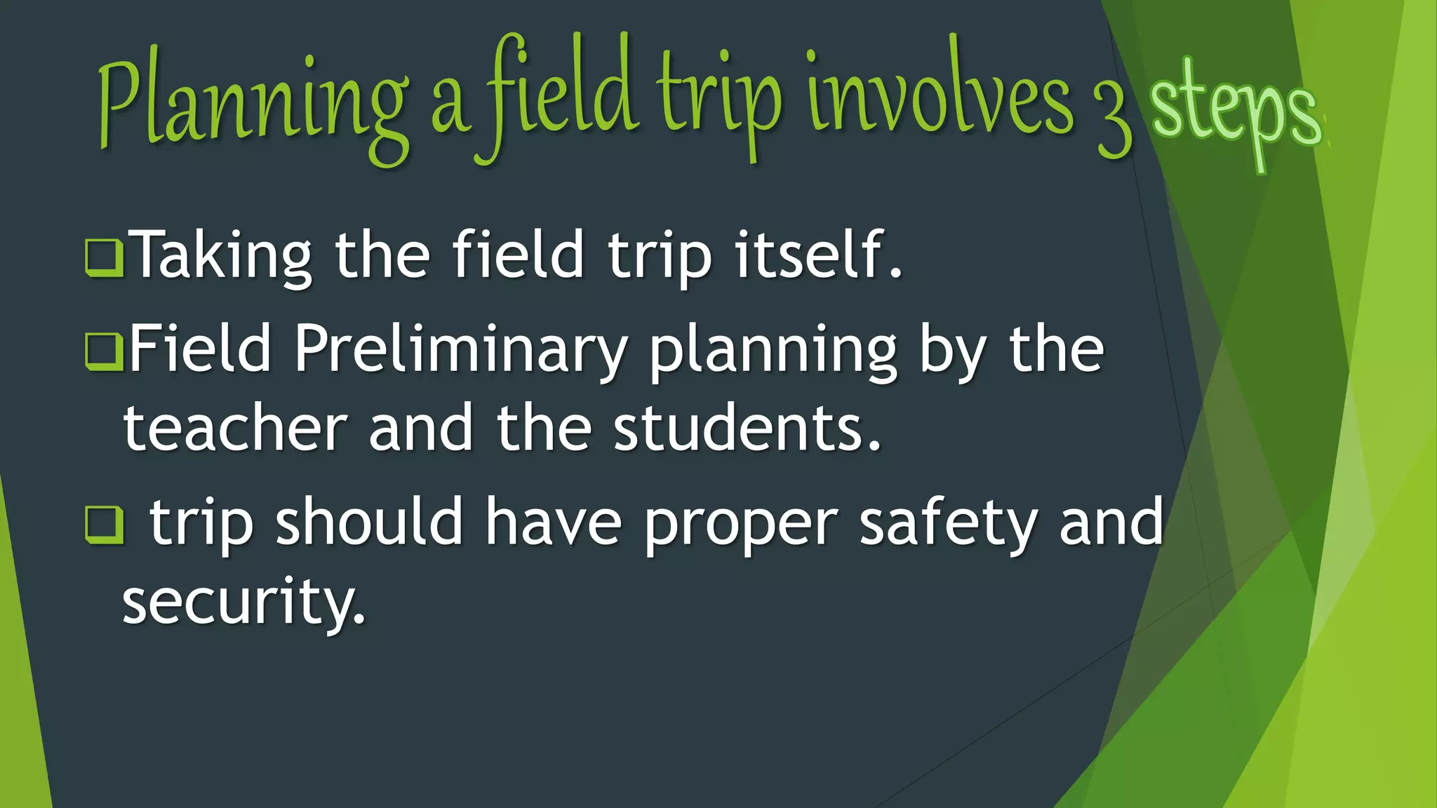 Lesson 11 making the most of community resources and field | PPTX