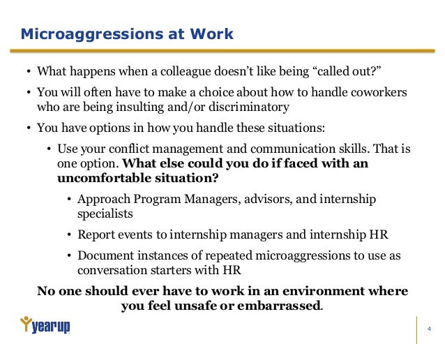 Lesson 11 microaggressions continued
