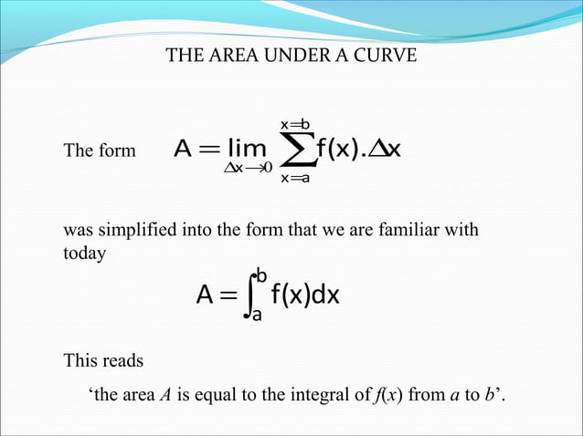 Lesson 11 plane areas area by integration | PPT | Physics | Science