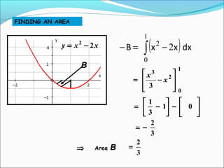Lesson 11 plane areas area by integration | PPT