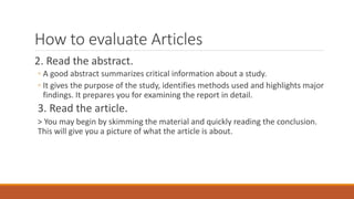 Lesson 11 selecting relevant literature | PPTX