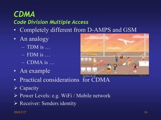 Lesson 11 The mobile telephone system (II) (Lecture 6).ppt | Digital ...