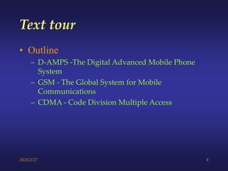 Lesson 11 The mobile telephone system (II) (Lecture 6).ppt | Digital ...