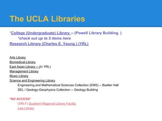 UCLA Research Day Prep | PDF