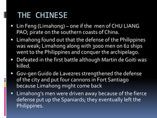 The Establishment of a colonial Government and the threats against it ...