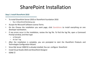 SharePoint Fundamentals (Lesson 1&2) | PPTX