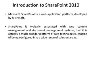 SharePoint Fundamentals (Lesson 1&2) | PPTX