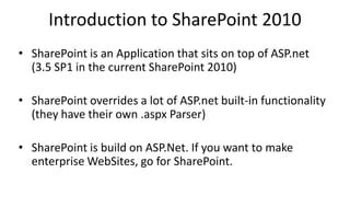 SharePoint Fundamentals (Lesson 1&2) | PPTX
